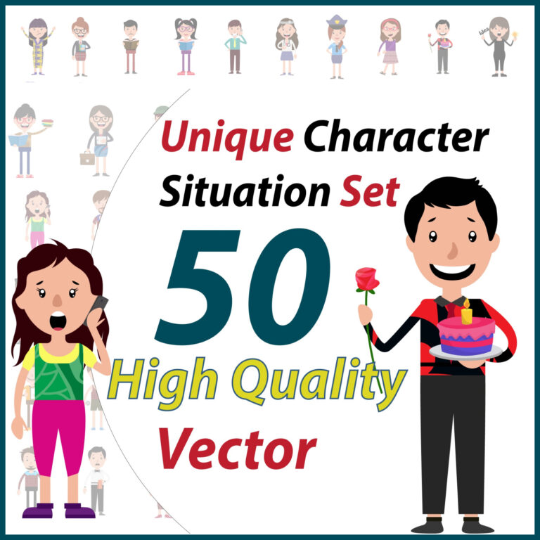 50 Expressive Businessman Character Collection Illustration | MasterBundles