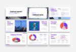 Modern Infographic Statistic Powerpoint Template | Master Bundles