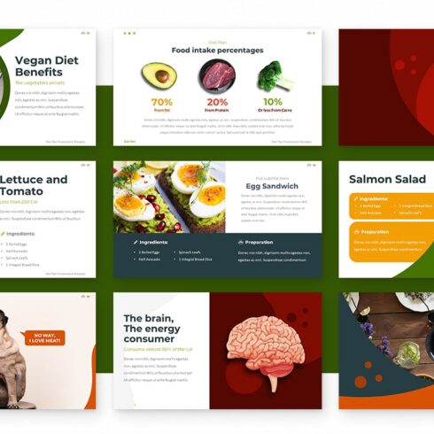 Diet Plan Powerpoint & Google Slides Template | Master Bundles