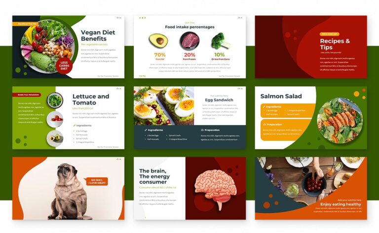 Diet Plan Powerpoint & Google Slides Template – MasterBundles