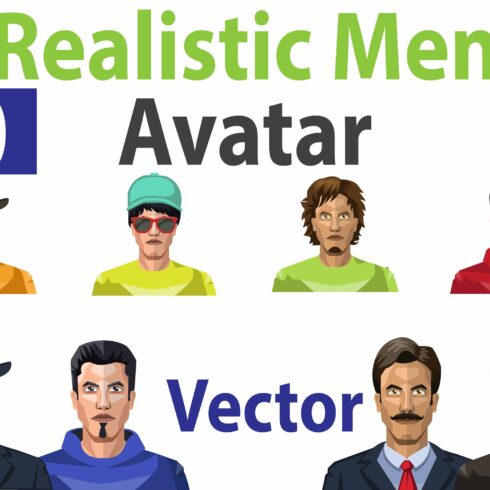 50 Realistic Men Vector Illustrations – MasterBundles