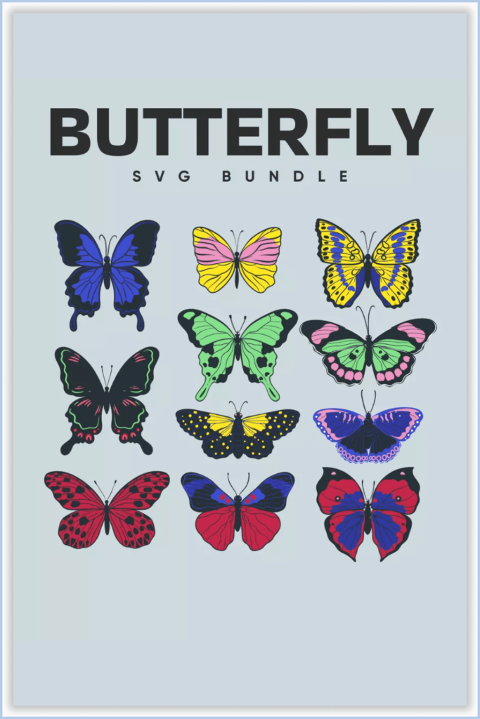 50+ Simple Butterfly SVG for 2022: Free and Premium