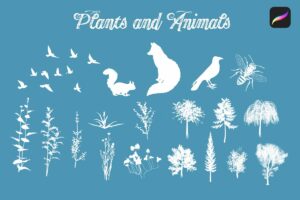 Forest Tales Procreate Brushes | MasterBundles