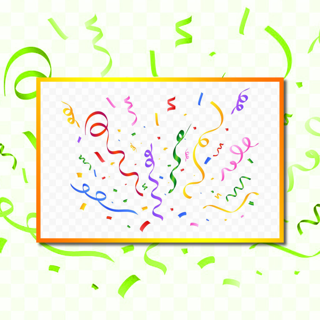 Realistic Confetti Vector Background | MasterBundles Realistic Confetti Vector Background | MasterBundles
