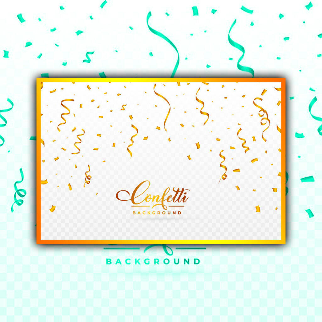 Confetti Explosion in a Round Shape – MasterBundles