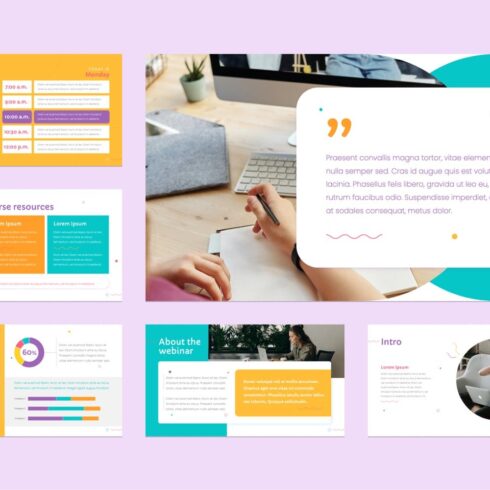 eCourse and Webinar Presentation Template | MasterBundles