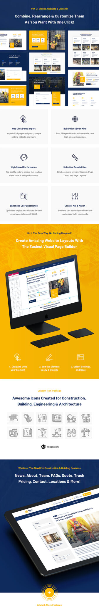 Eteon - Construction And Building WordPress Theme – MasterBundles
