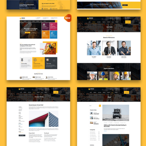 Construction Building WordPress Theme - Buildbench | MasterBundles