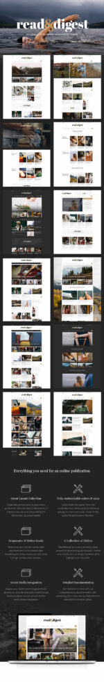 Read and Digest - Newspaper Theme – MasterBundles