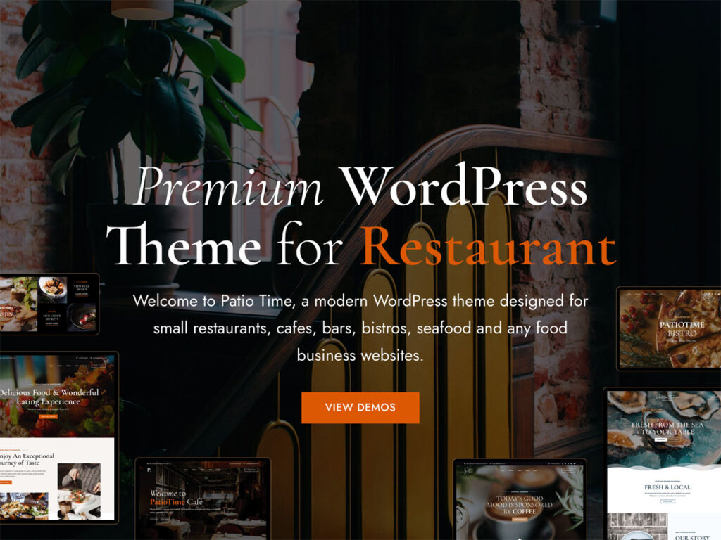 PatioTime - Restaurant WordPress Theme – MasterBundles