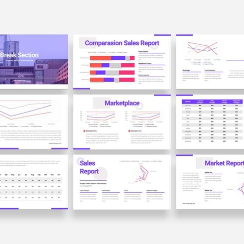 Modern Infographic Statistic Powerpoint Template | Master Bundles