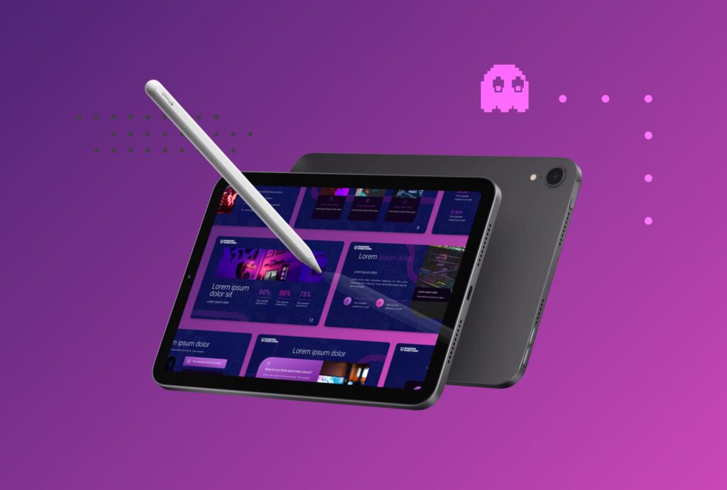 Gaming Stream Presentation Template: 50 Slides PPTX, KEY, Google Slides ...