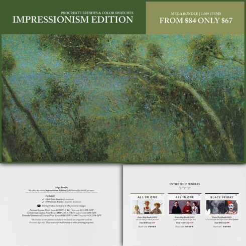 Impressionism Bundle for Procreate – MasterBundles