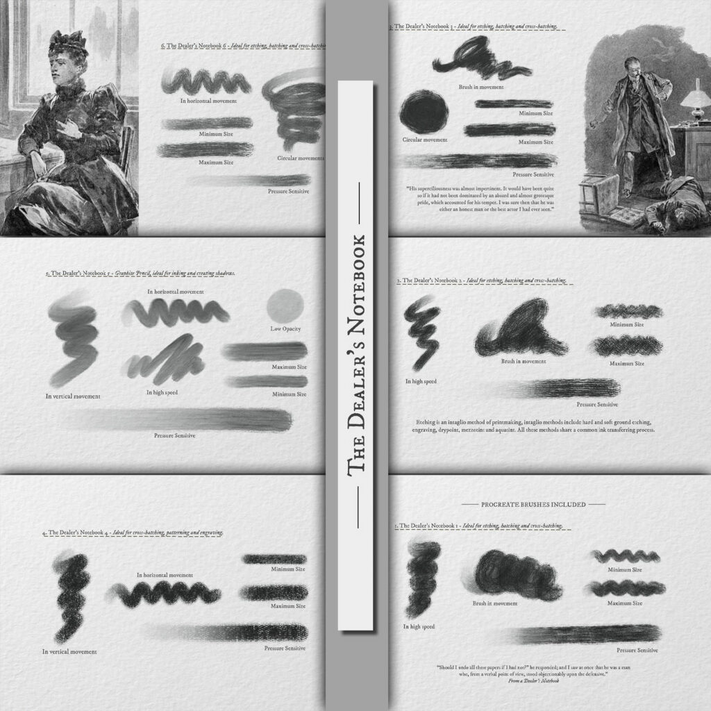 The Dealer's Notebook Procreate Kit – MasterBundles