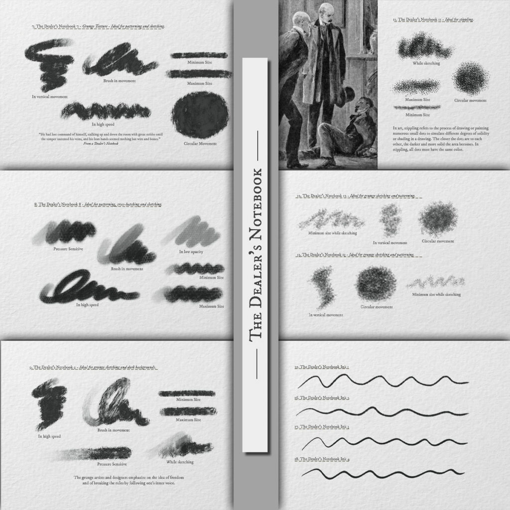 The Dealer's Notebook Procreate Kit – MasterBundles