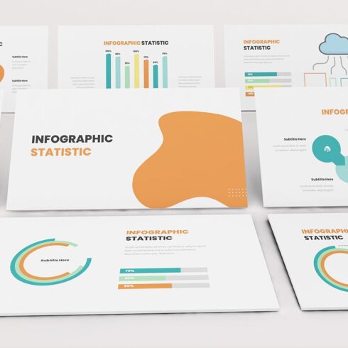 Statistic Infographic Powerpoint Template | Master Bundles