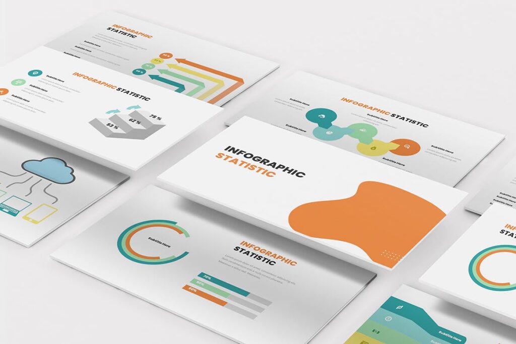 Statistic Infographic Powerpoint Template – MasterBundles