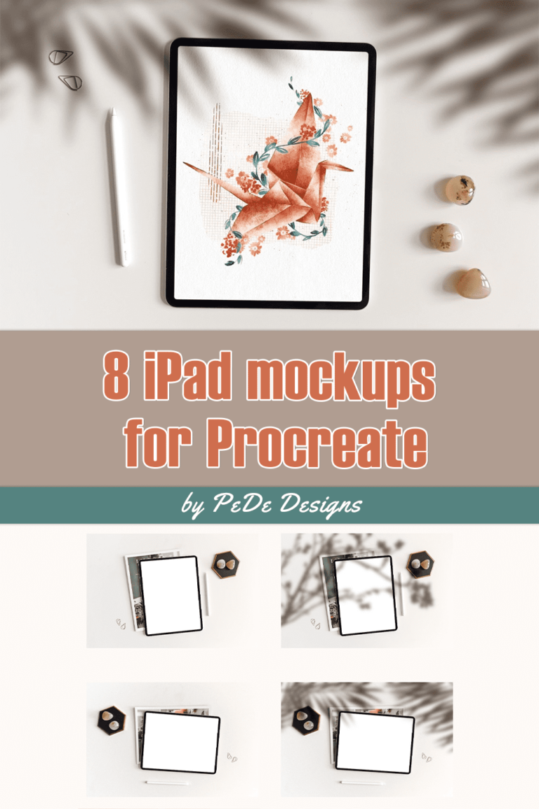 8 iPad mockups for Procreate – MasterBundles