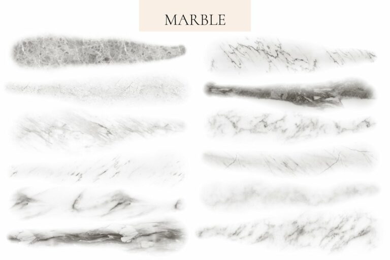Stone & Marble Brushes for Procreate – MasterBundles
