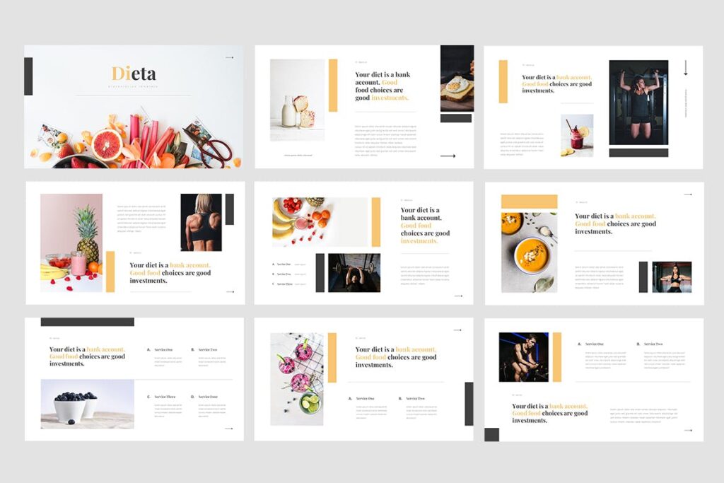 Dieta - Diet Plan Food Powerpoint Presentation – MasterBundles