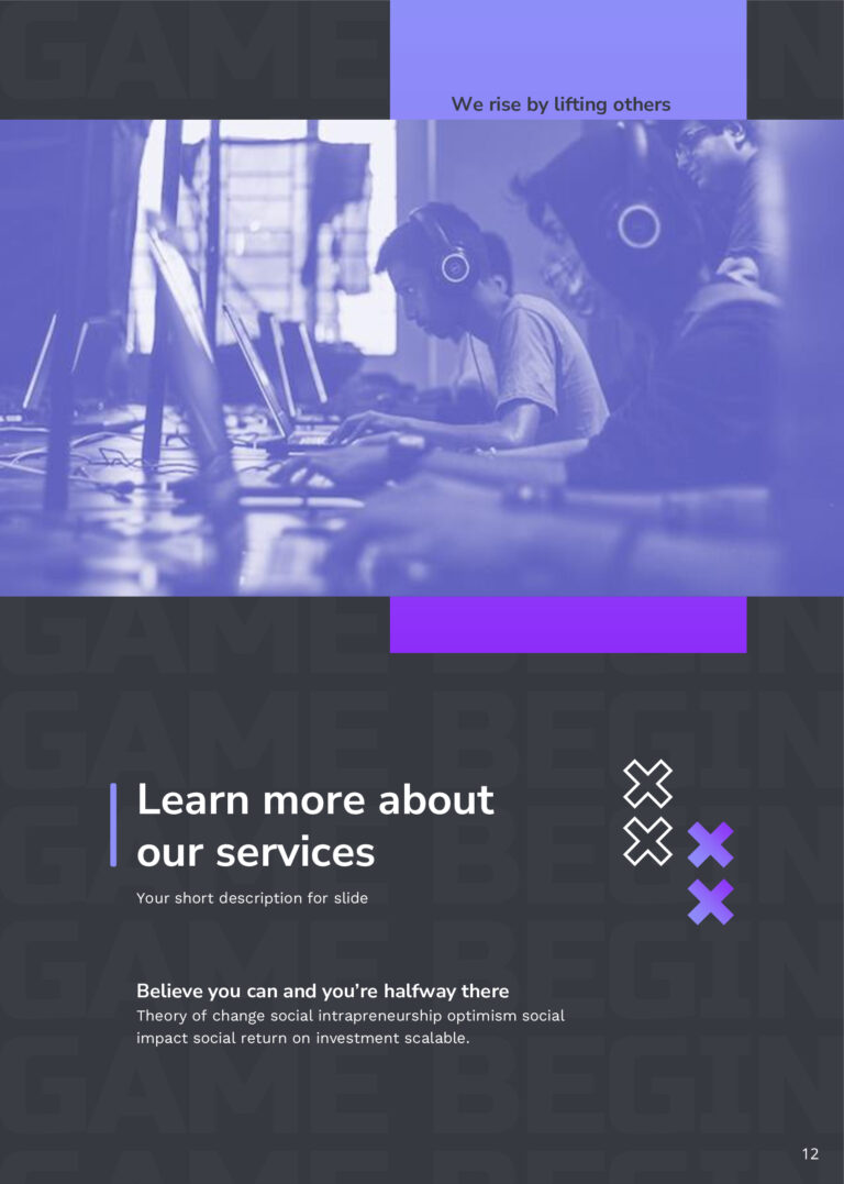 eSports Vertical Google Slides Theme: 50 Slides – MasterBundles