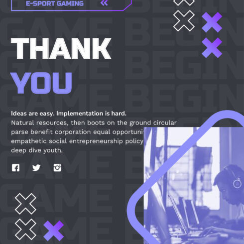 eSports Vertical Google Slides Theme: 50 Slides | MasterBundles