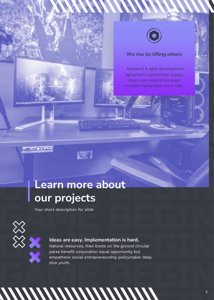 eSports Vertical Google Slides Theme: 50 Slides – MasterBundles