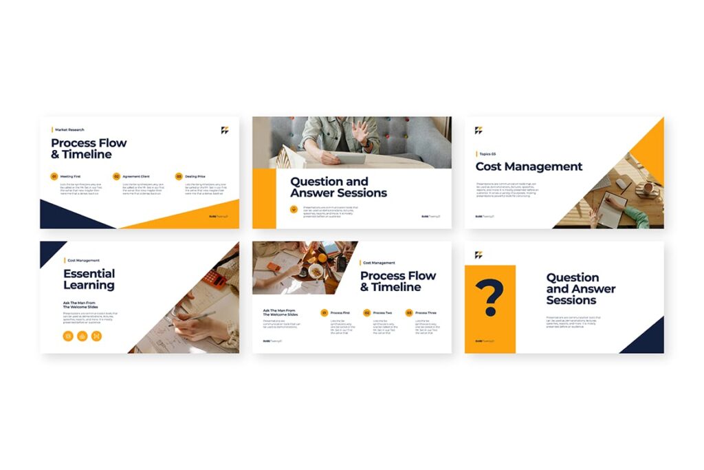 Business Webinar Presentation PowerPoint Template – MasterBundles