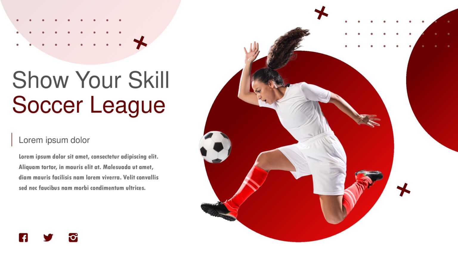 Soccer League Presentation Template – MasterBundles
