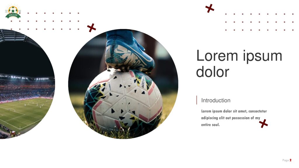 Soccer League Presentation Template – MasterBundles