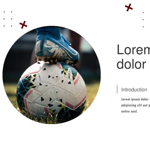 Soccer League Presentation Template | MasterBundles