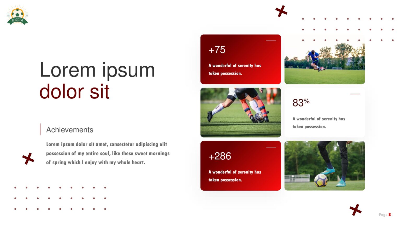 Soccer League Presentation Template – MasterBundles