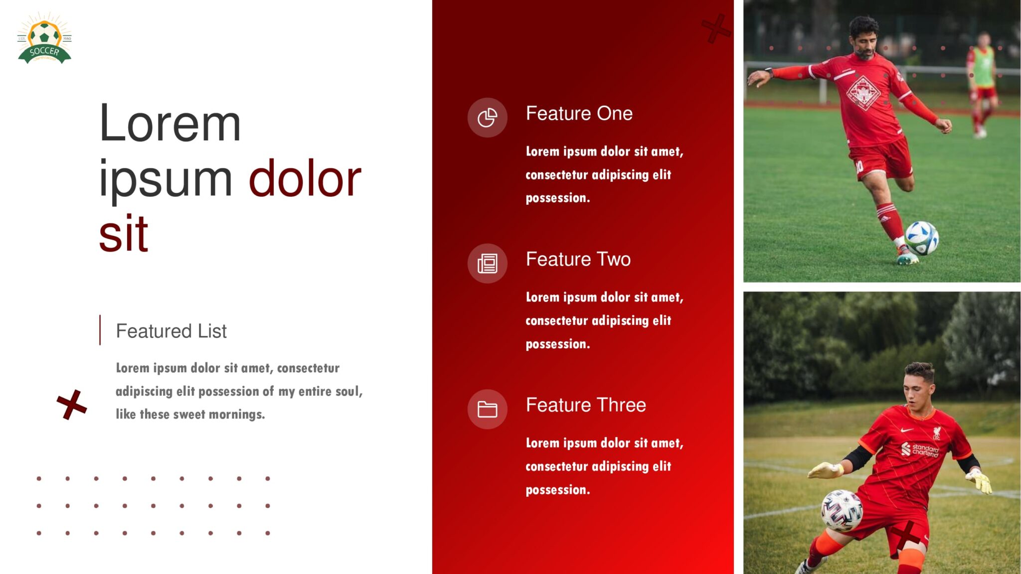 Soccer League Presentation Template – MasterBundles