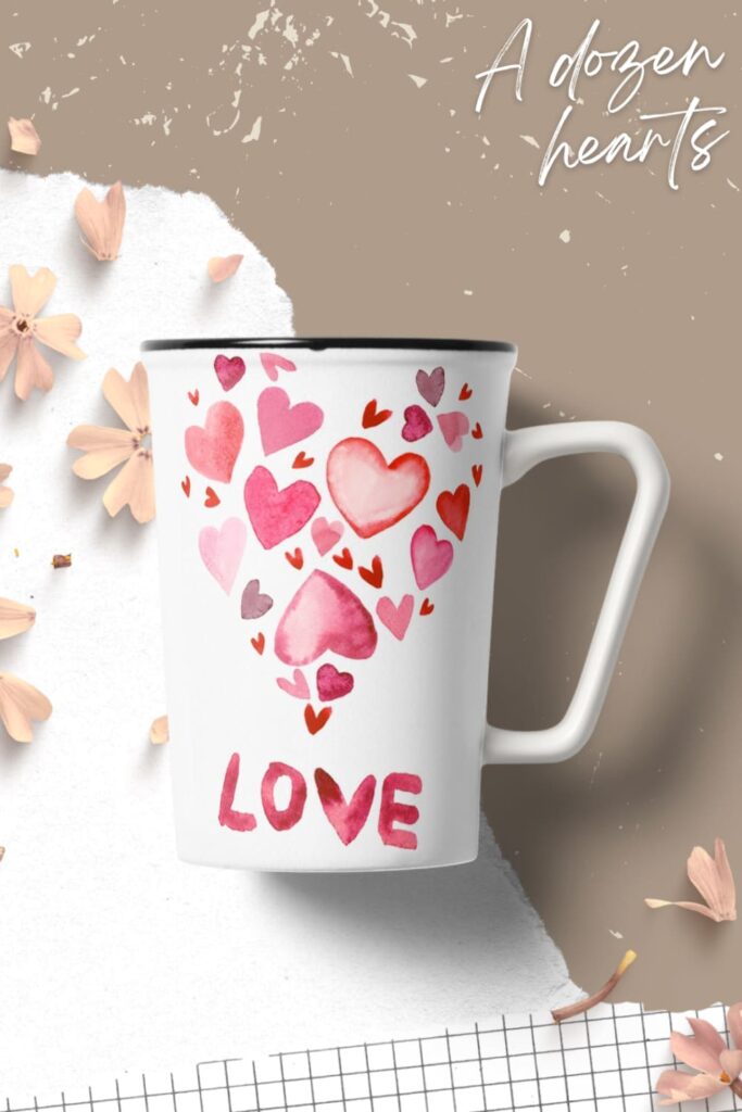 A Dozen Hearts – MasterBundles