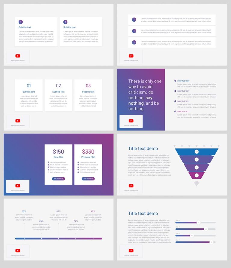 Webinar PowerPoint Template – MasterBundles