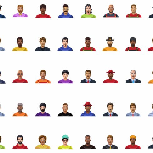 50 Realistic Men Vector Illustrations – MasterBundles