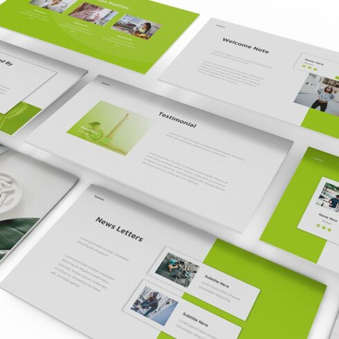 Supplements Powerpoint Template | MasterBundles