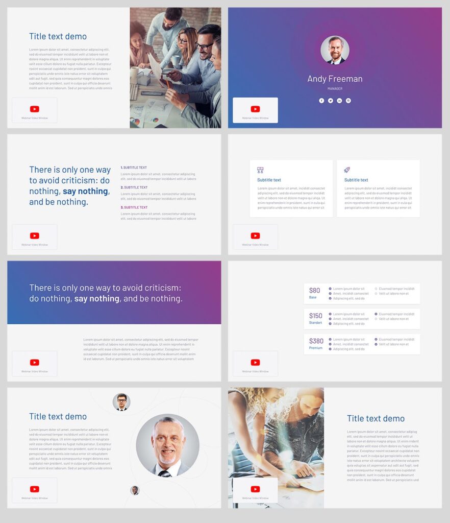 Webinar PowerPoint Template – MasterBundles