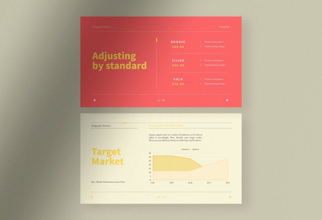 Colorful Infographic Statistics Presentation PPT – MasterBundles