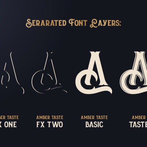 Amber Taste Font, Label, Mockup! | MasterBundles