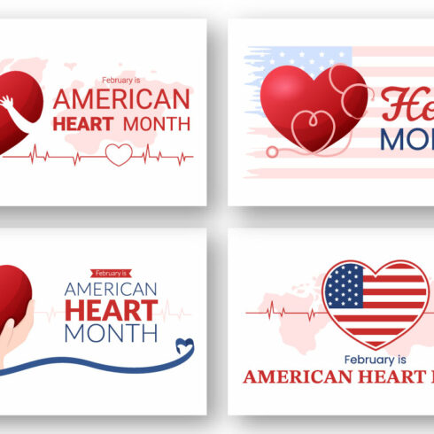 14 American Heart Month Illustration - MasterBundles