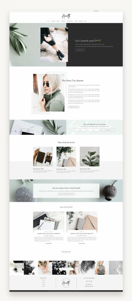 AnnettePro Business Divi Child Theme – MasterBundles