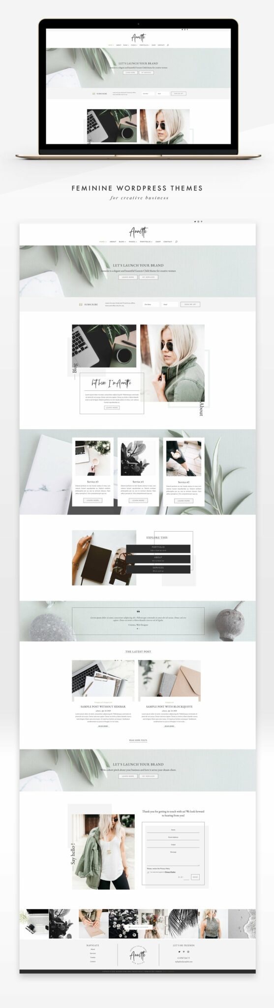 AnnettePro Business Divi Child Theme – MasterBundles