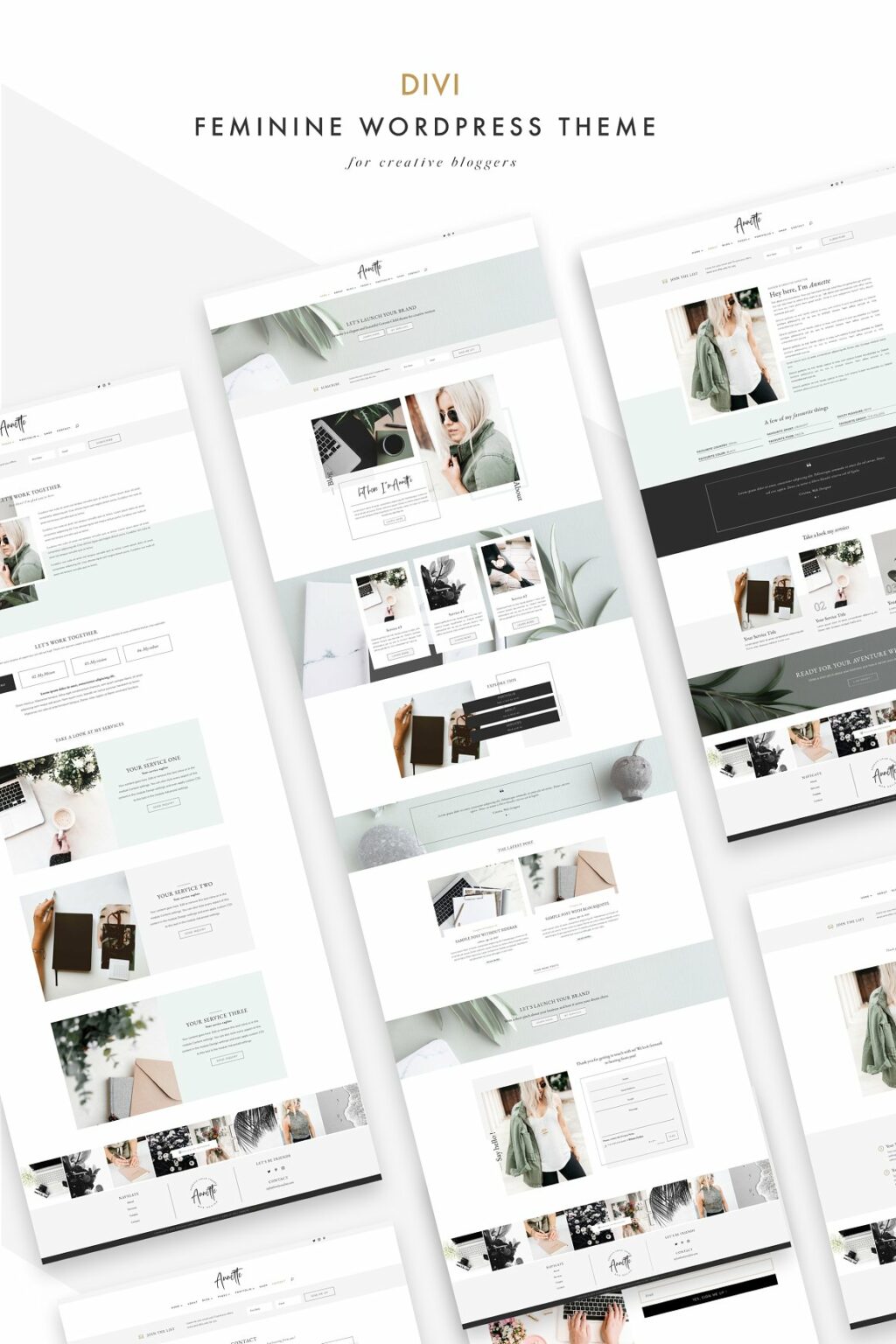 AnnettePro Business Divi Child Theme – MasterBundles