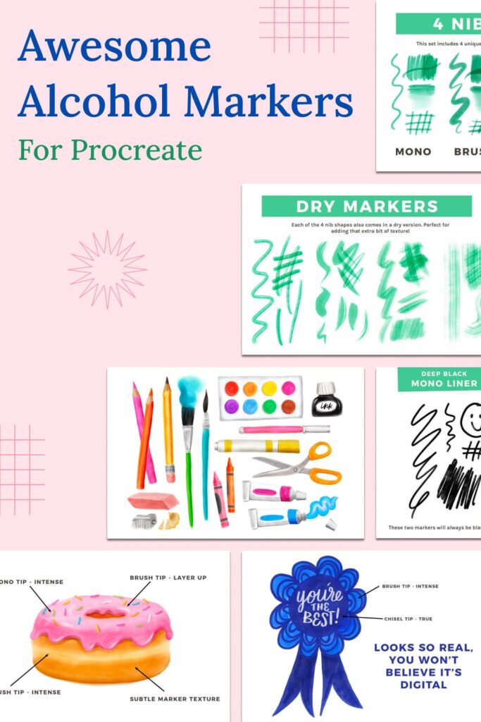 Awesome Alcohol Markers - Procreate – MasterBundles