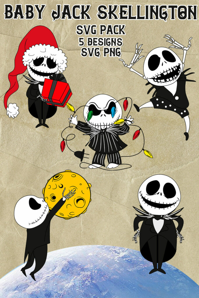 Baby Jack Skellington SVG – MasterBundles