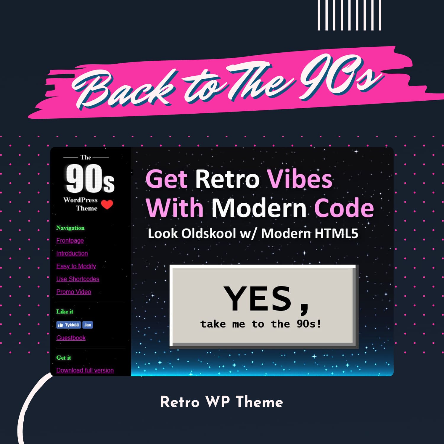 Back to The 90s – Retro WP Theme – MasterBundles