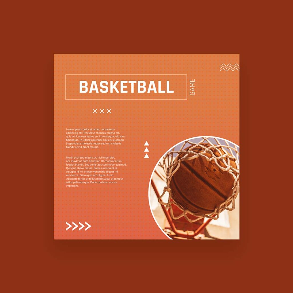 4 Basketball Sport Club Social Media Banner Template - MasterBundles