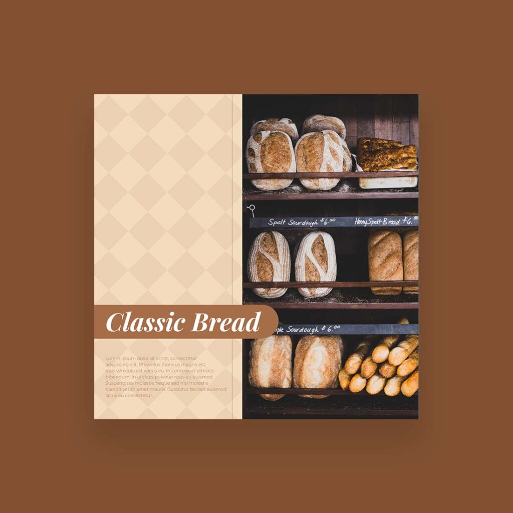 Bakery Business Social Media Banner Template - MasterBundles