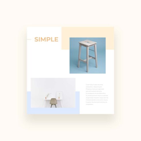 6 Minimalist Interior & Furniture Social Media Banner Template - Only ...